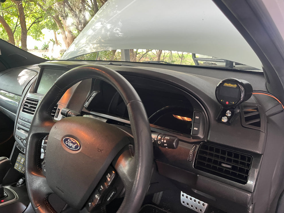 Ford Falcon FG 08-16 Cluster Mount for Haltech iC-7, Motec, Aim and ...
