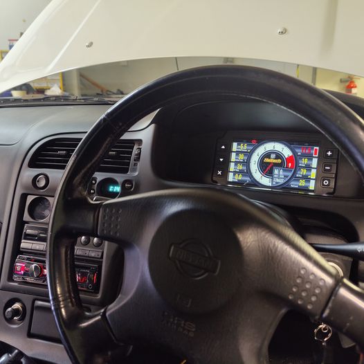 Nissan Skyline R33 Cluster Mount for Haltech iC-7, Motec, Aim and more ...