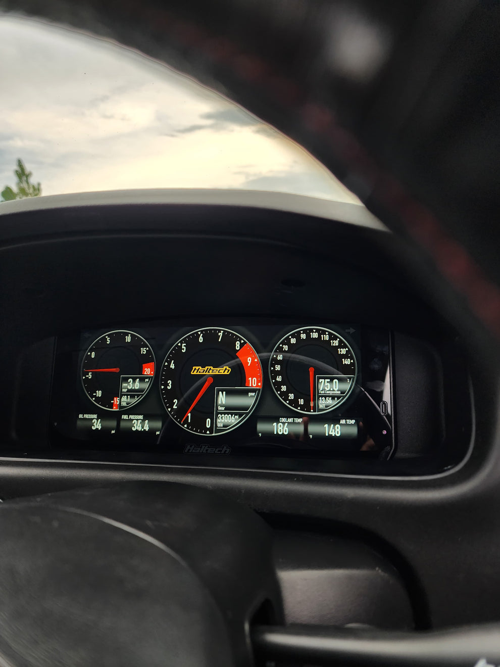 Nissan Skyline R33 Cluster Mount for Haltech iC-7, Motec, Aim and more ...