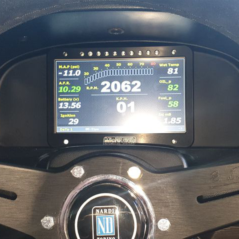 Mazda RX-7 FC 2nd Gen Cluster Mount for Haltech iC-7, Motec, Aim and
