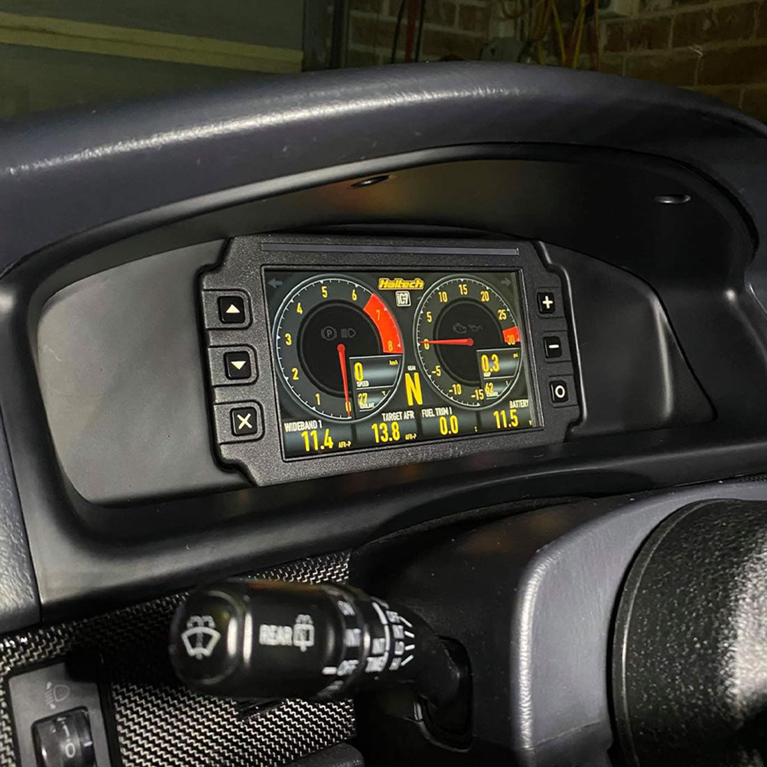 Nissan Skyline R33 Cluster Mount for Haltech iC-7, Motec, Aim and more